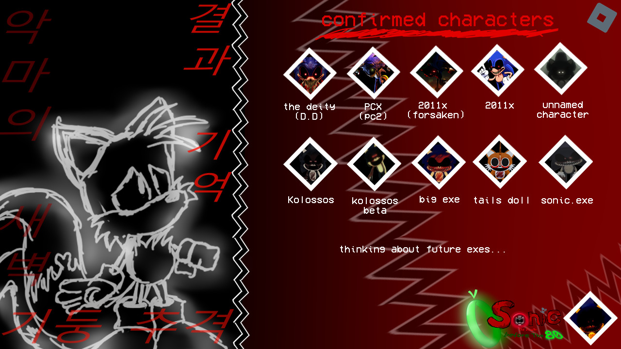 Sonic.exe: The Disaster Work In Progress for Friday Night Funkin' | FNF ...