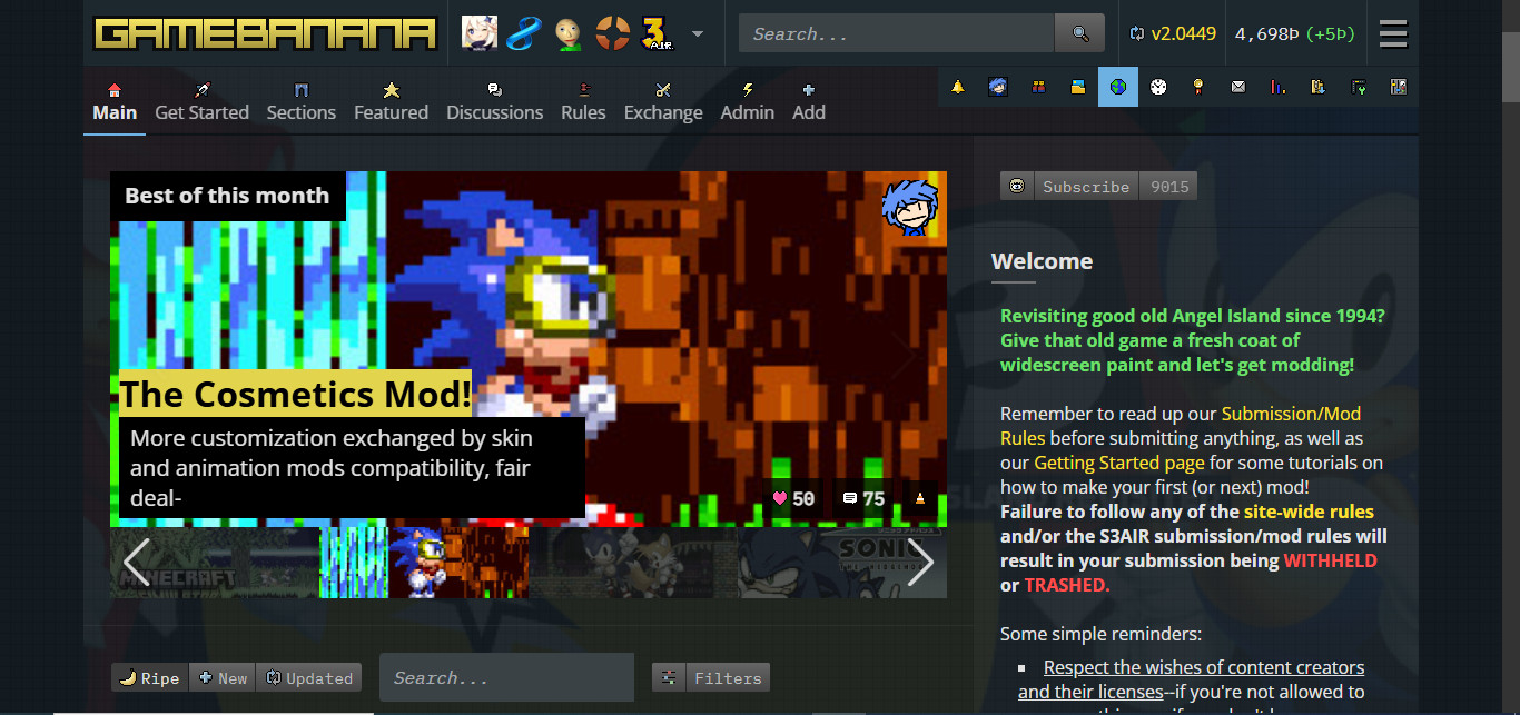 The Cosmetics Mod! Work In Progress for Sonic 3 A.I.R. | S3AIR Works In Progress