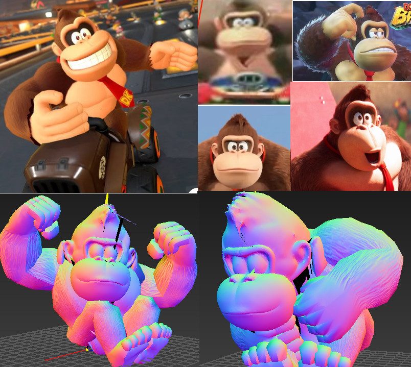 New donkey kong (mario movie, bananza, MK world) Work In Progress for Mario Kart 8 | MK8 Works ...