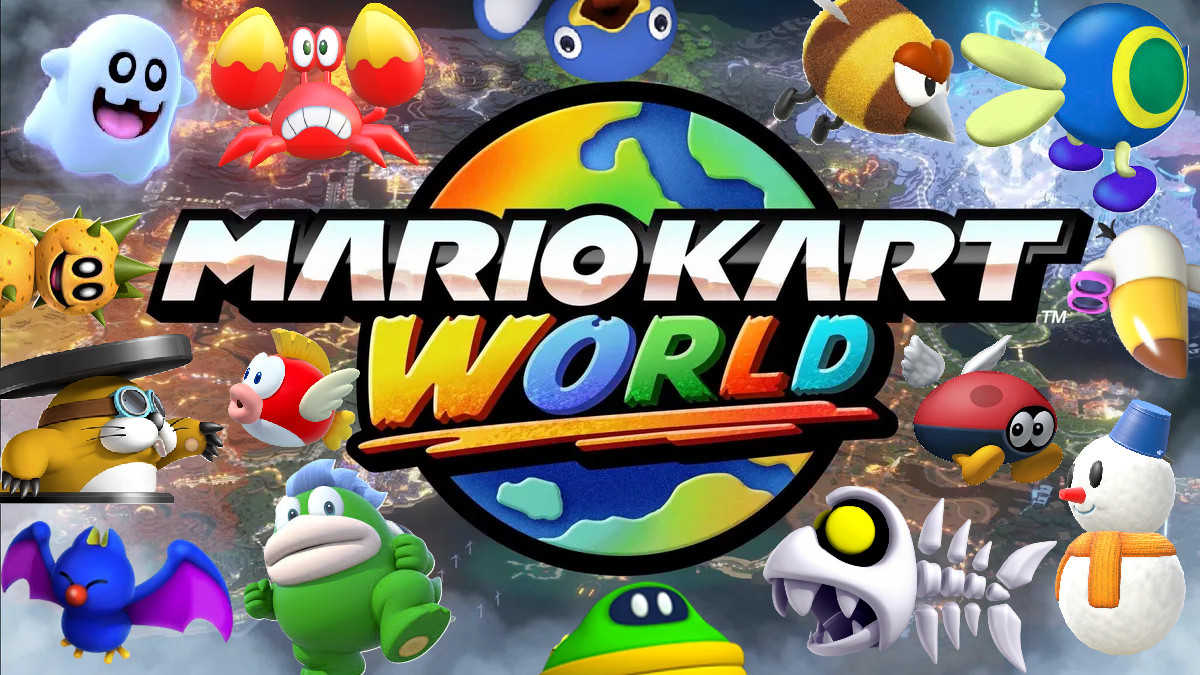 Mario kart world characters in mario kart 8 deluxe Work In Progress for ...