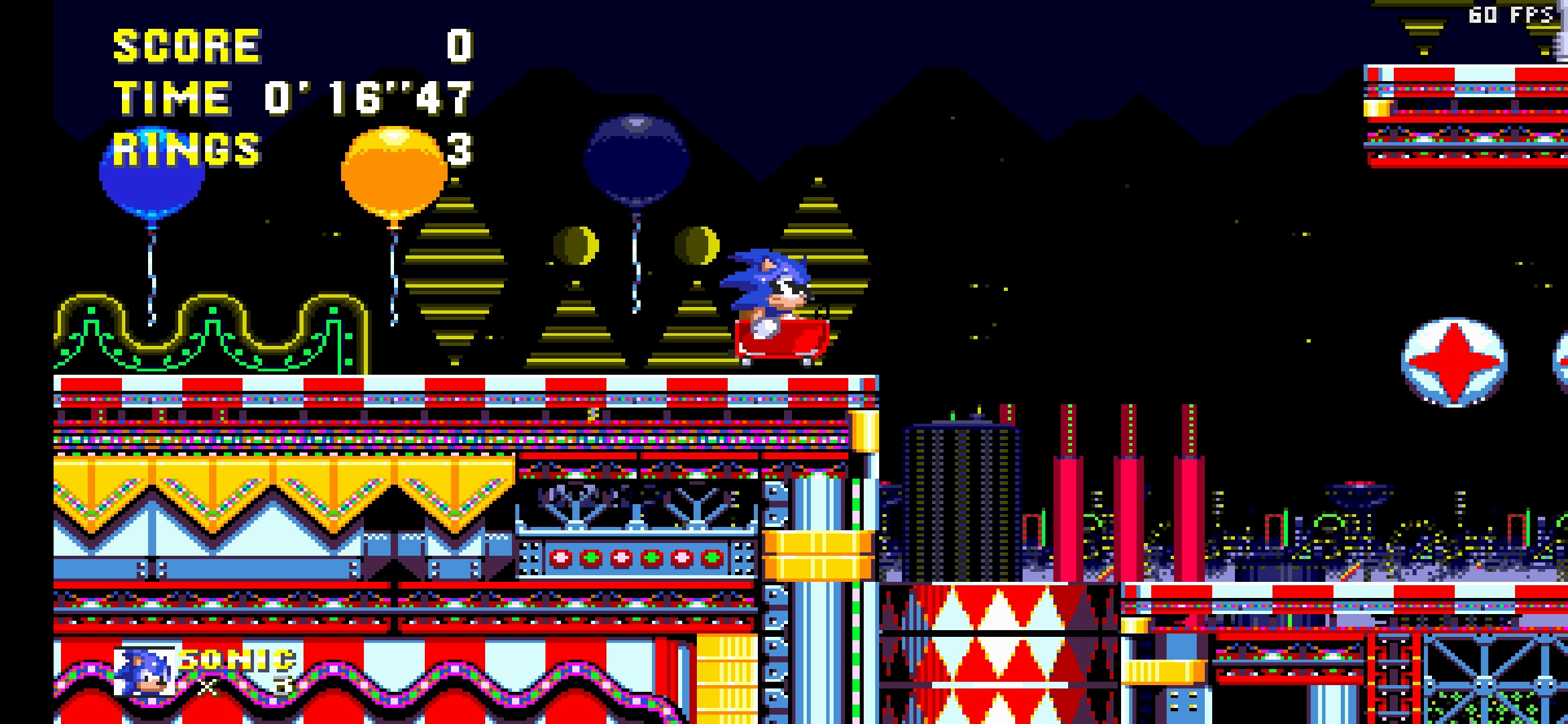 Sonic in a "shopping cart" Work In Progress for Sonic 3 A.I.R. | S3AIR Works In Progress