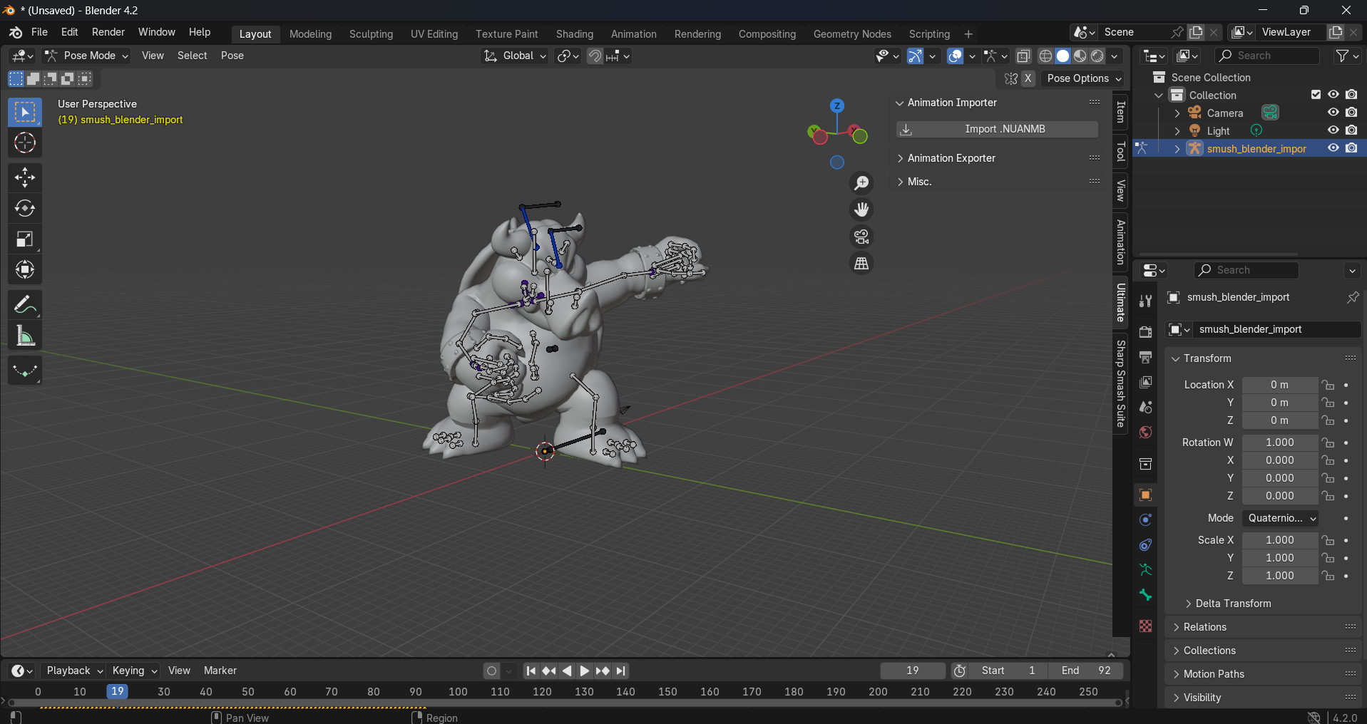 Midbus animations project Work In Progress for Super Smash Bros ...