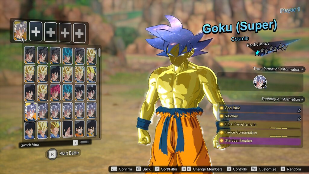 Goku Cosmic Work In Progress for Dragon Ball: Sparking! ZERO | DBSZ ...