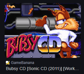 Bubsy CD Work In Progress for Sonic CD (2011) | SCD Works In Progress