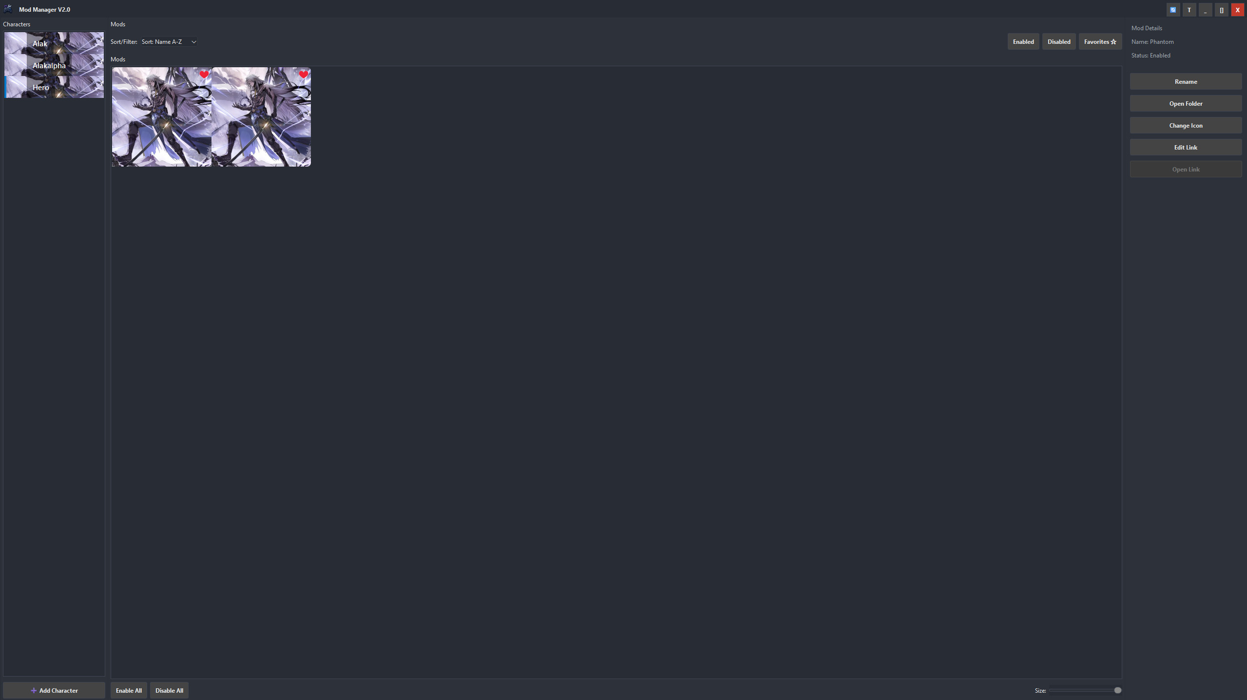 Mod-Manager-V2 Work In Progress for Wuthering Waves | WuWa Works In Progress
