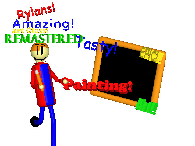 Rylan's Amazing Art Class Remastered! Work In Progress for Baldi's ...