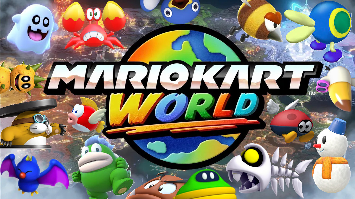 Mario kart world characters in mario kart 8 deluxe Work In Progress for ...