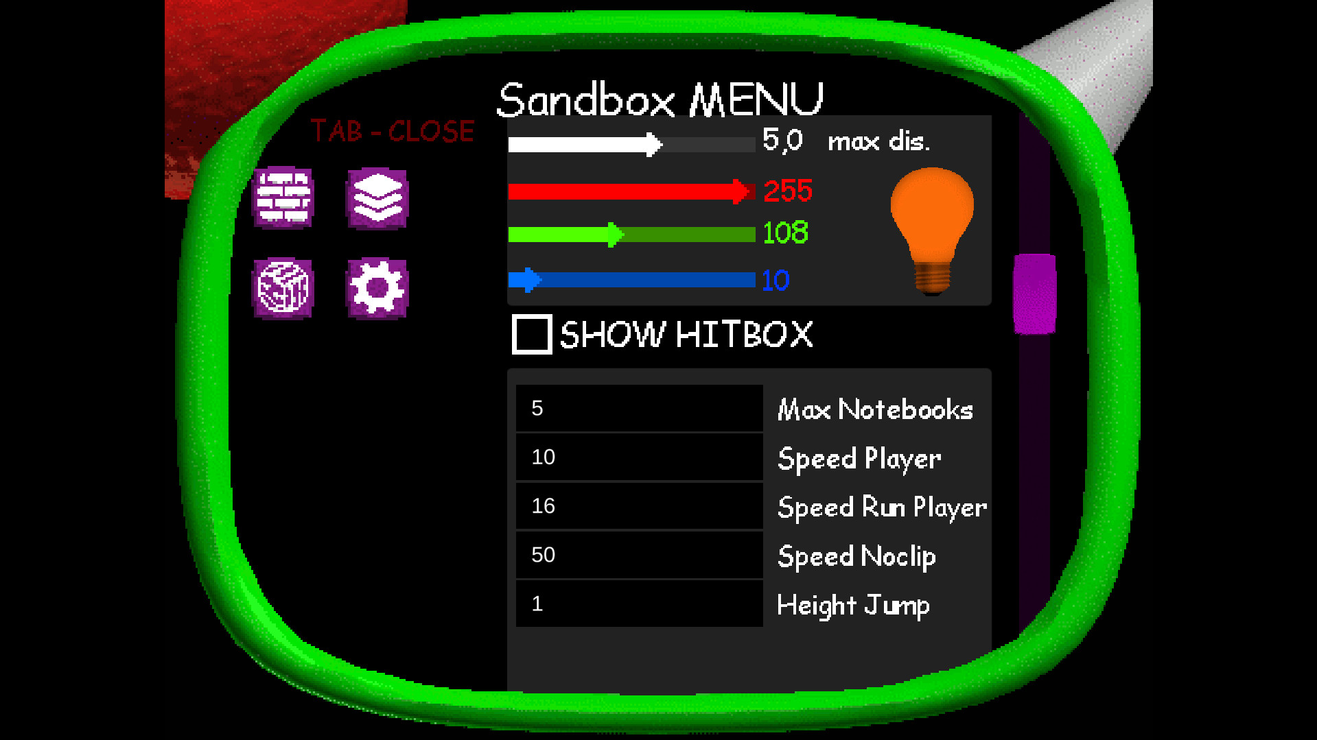Baldi Basics SANDBOX Work In Progress for Baldi's Basics | Baldi Works In Progress