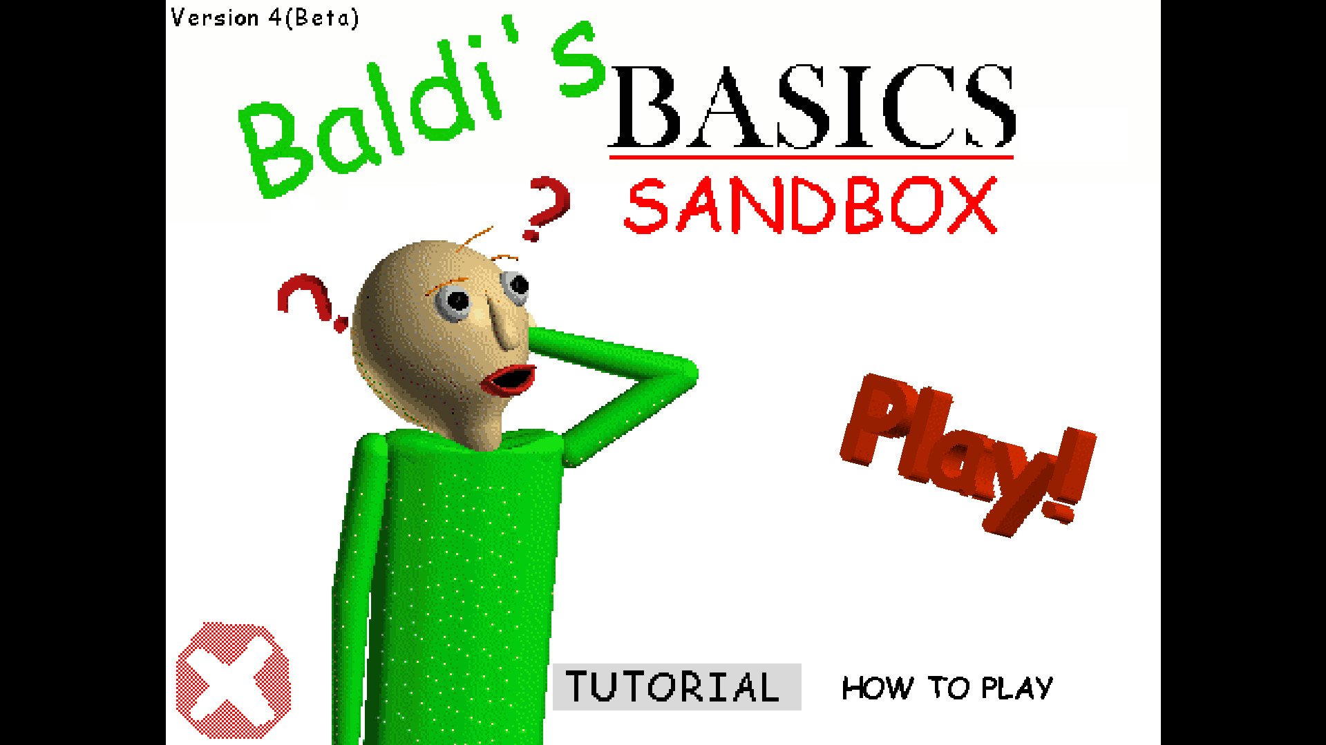 Baldi Basics SANDBOX Work In Progress for Baldi's Basics | Baldi Works In Progress