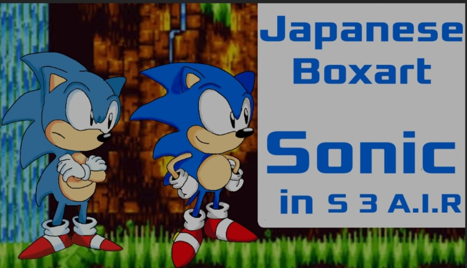 (FOURTH BETA) [WiP] Japanese boxart sonic Work In Progress for Sonic 3 ...