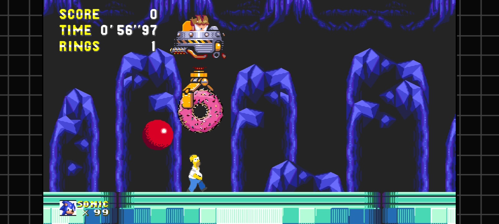 Homer Simpson In Sonic 3 AIR Work In Progress for Sonic 3 A.I.R ...