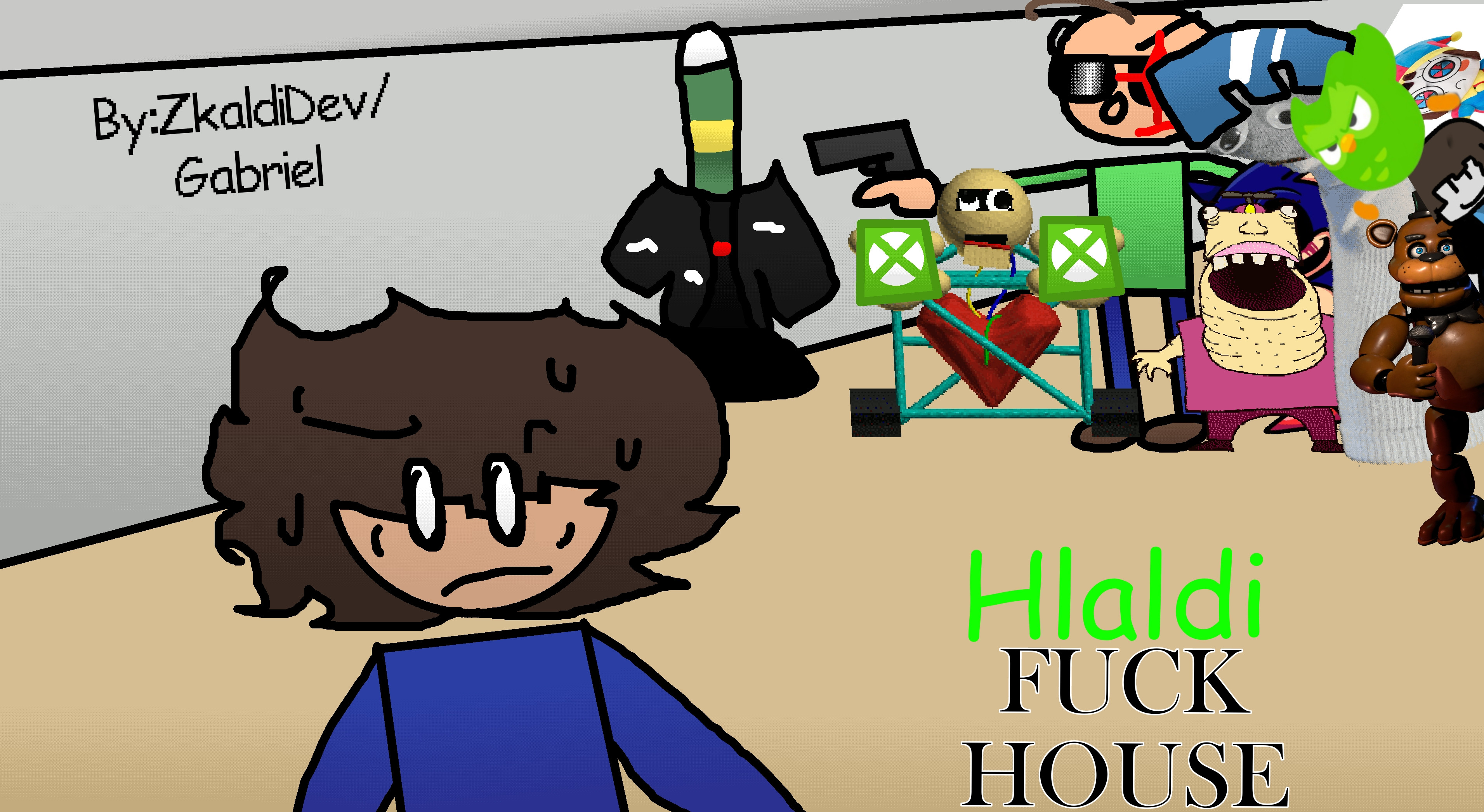 [SENSITIVE CONTENT] Hlaldi Fuckhouse (Mashup Raldi ripoff) Work In ...