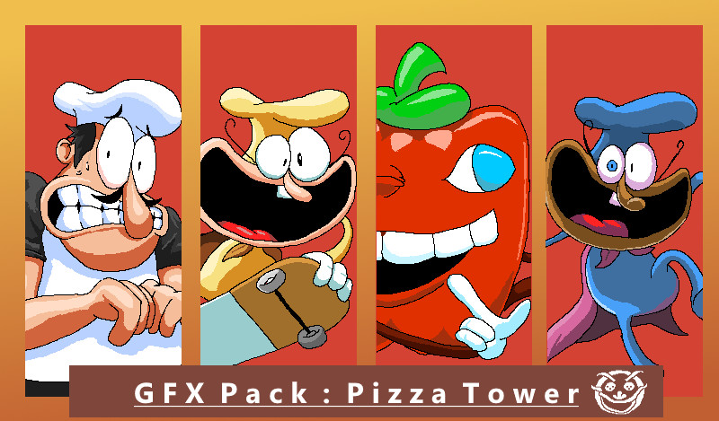 GFX Pack #1 (Pizza Tower) Work In Progress for Super Smash Bros ...