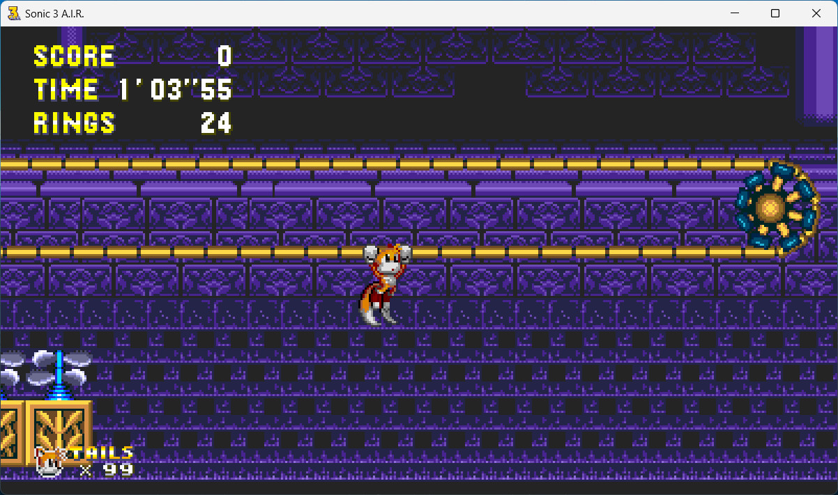 CD Style Tails - S3AIR Edition Work In Progress for Sonic 3 A.I.R ...