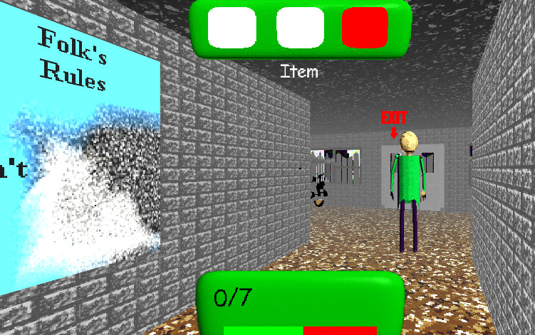 CRACKHOUSE Work In Progress for Baldi's Basics | Baldi Works In Progress