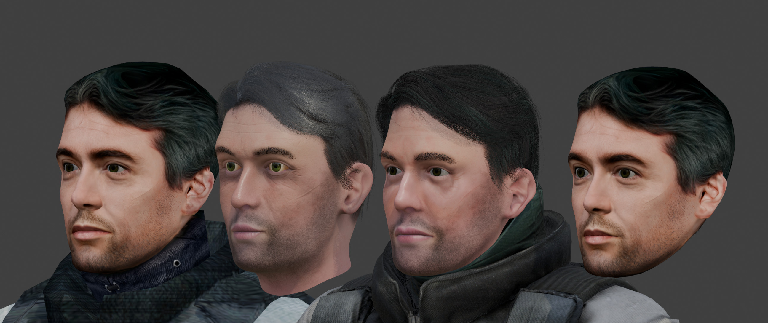 Accurate HL:A Cast Work In Progress for Half-Life 2 | HL2 Works In Progress