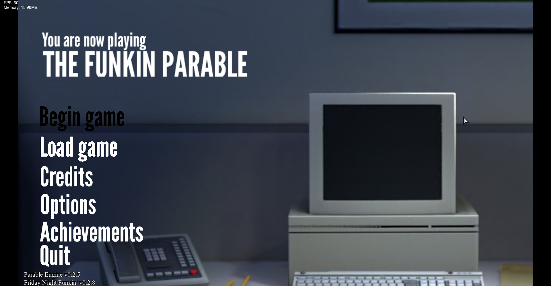 The Funkin Parable Work In Progress for Friday Night Funkin' | FNF Works In Progress