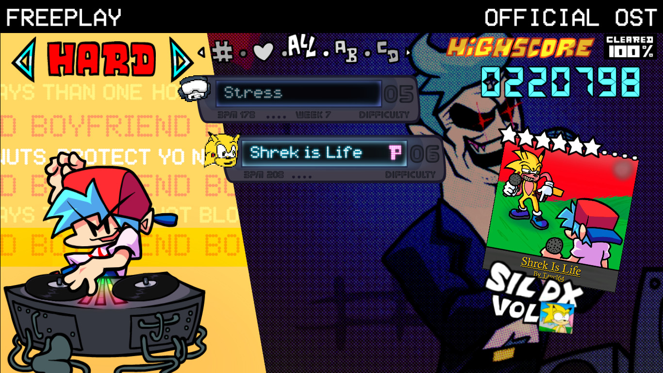 [V-Slice] FNF: Shrek Is Life DX Work In Progress for Friday Night ...