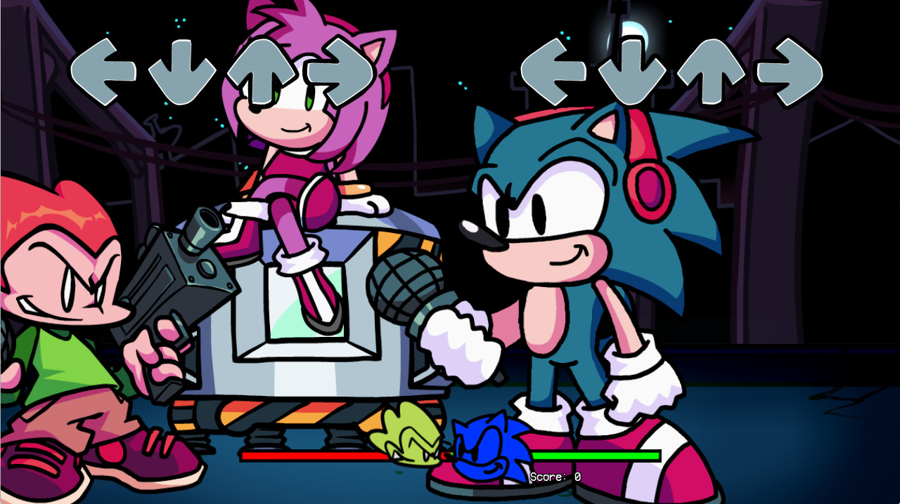 Playable Sonic in V-Slice Work In Progress for Friday Night Funkin' | FNF Works In Progress