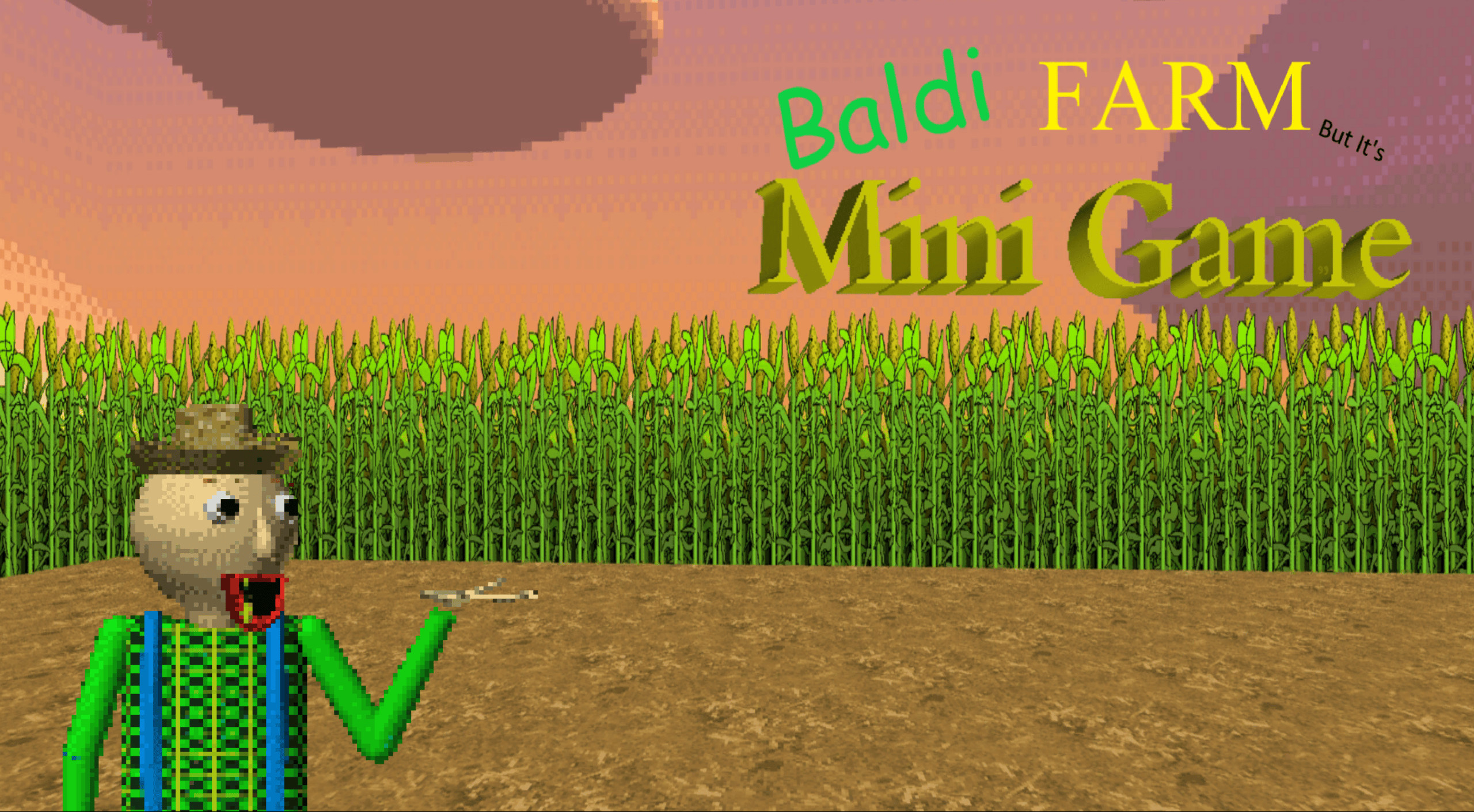 Baldi Basics Farm BUT its MINIGAME Work In Progress for Baldi's Basics ...