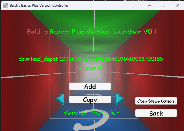 Baldi's Basics Plus Version Launcher Work In Progress for Baldi's Basics | Baldi Works In Progress