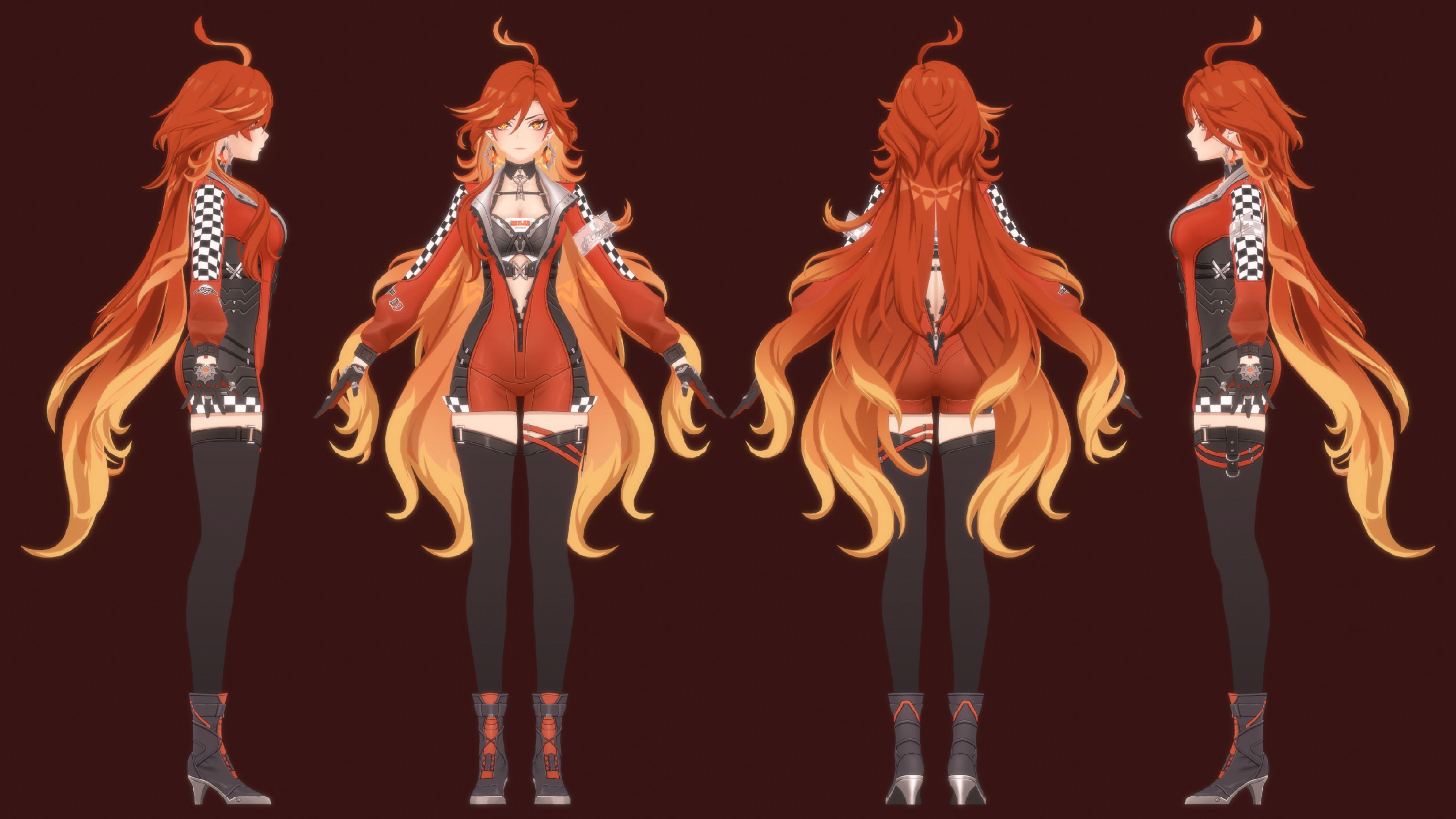 Racer Mavuika WIP Work In Progress for Genshin Impact | GI Works In ...