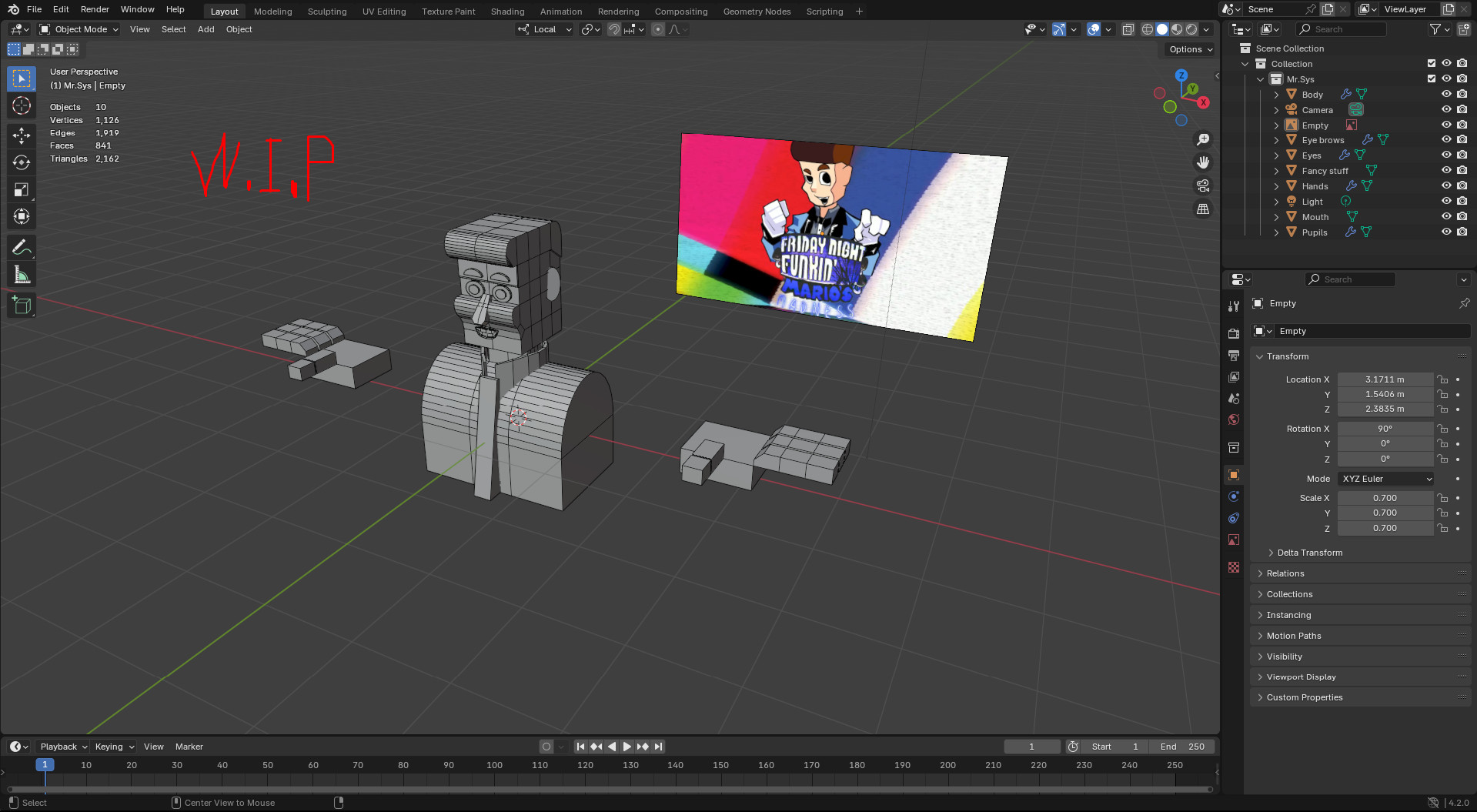 FNF MM: Secret Exit Charted (W.I.P) Work In Progress for Friday Night ...
