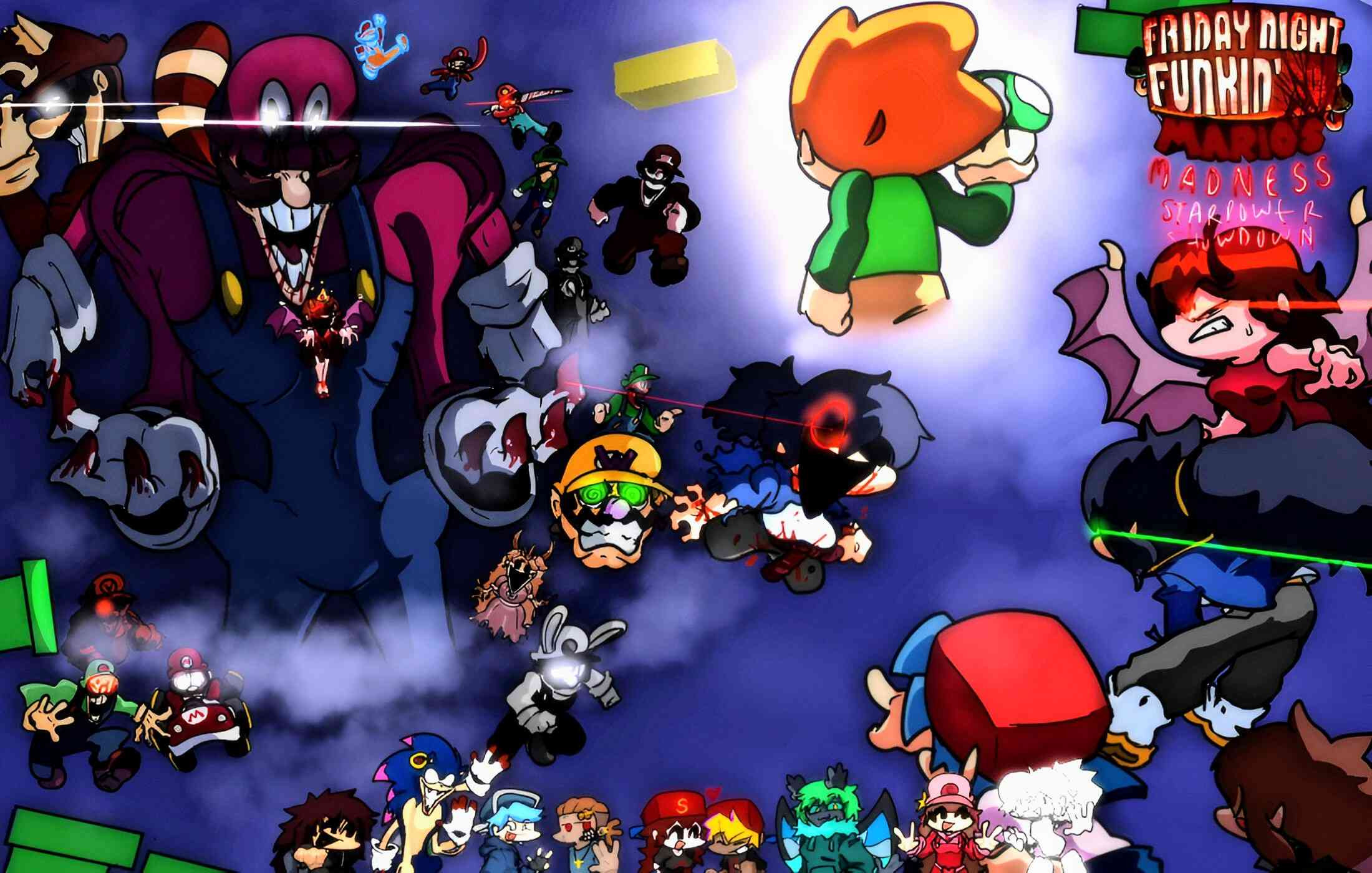 Mario's Madness Star Power Showdown Work In Progress for Friday Night ...