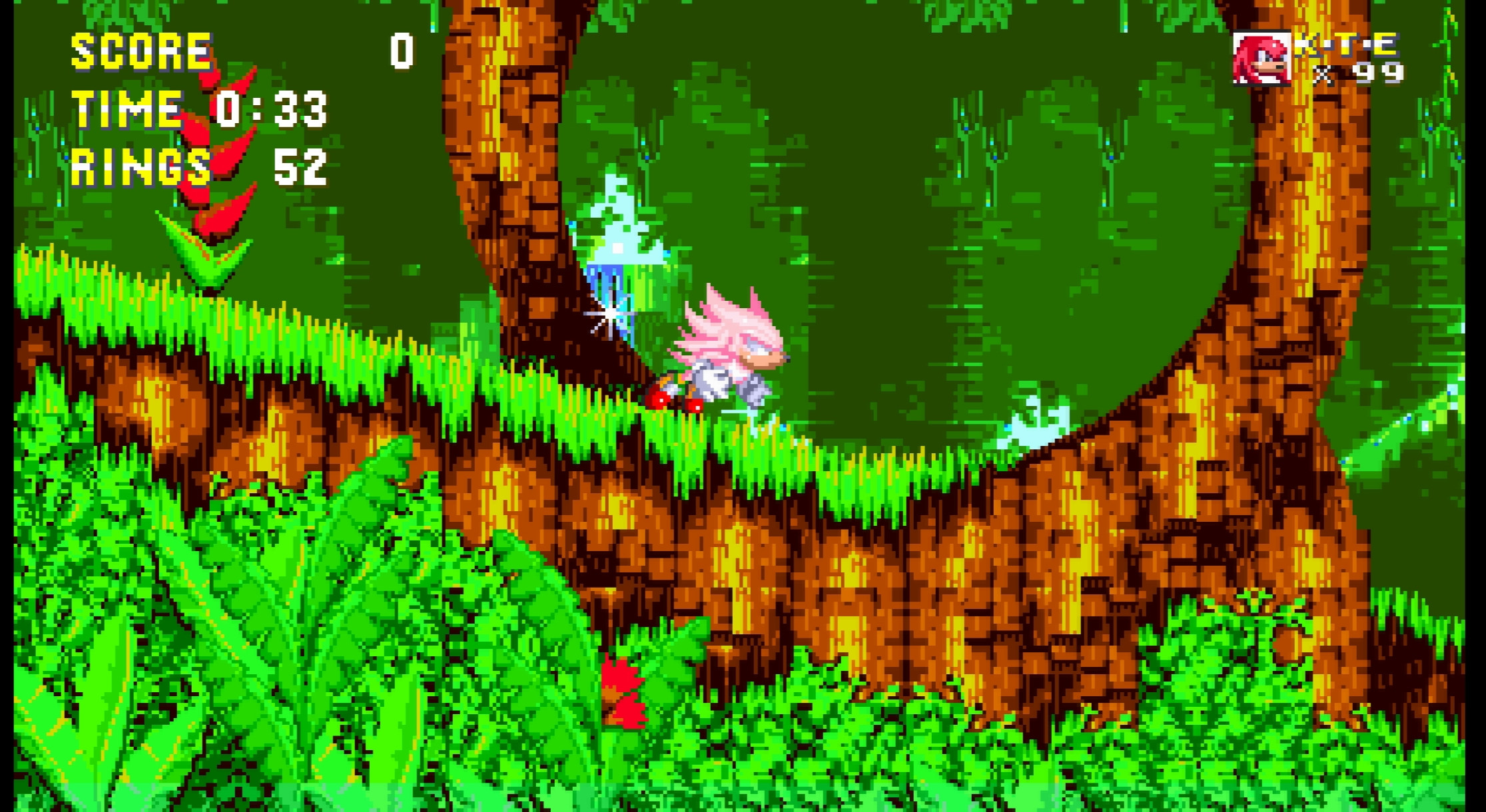 Ultray's Super Knuckles Sprites Work In Progress for Sonic 3 A.I.R ...