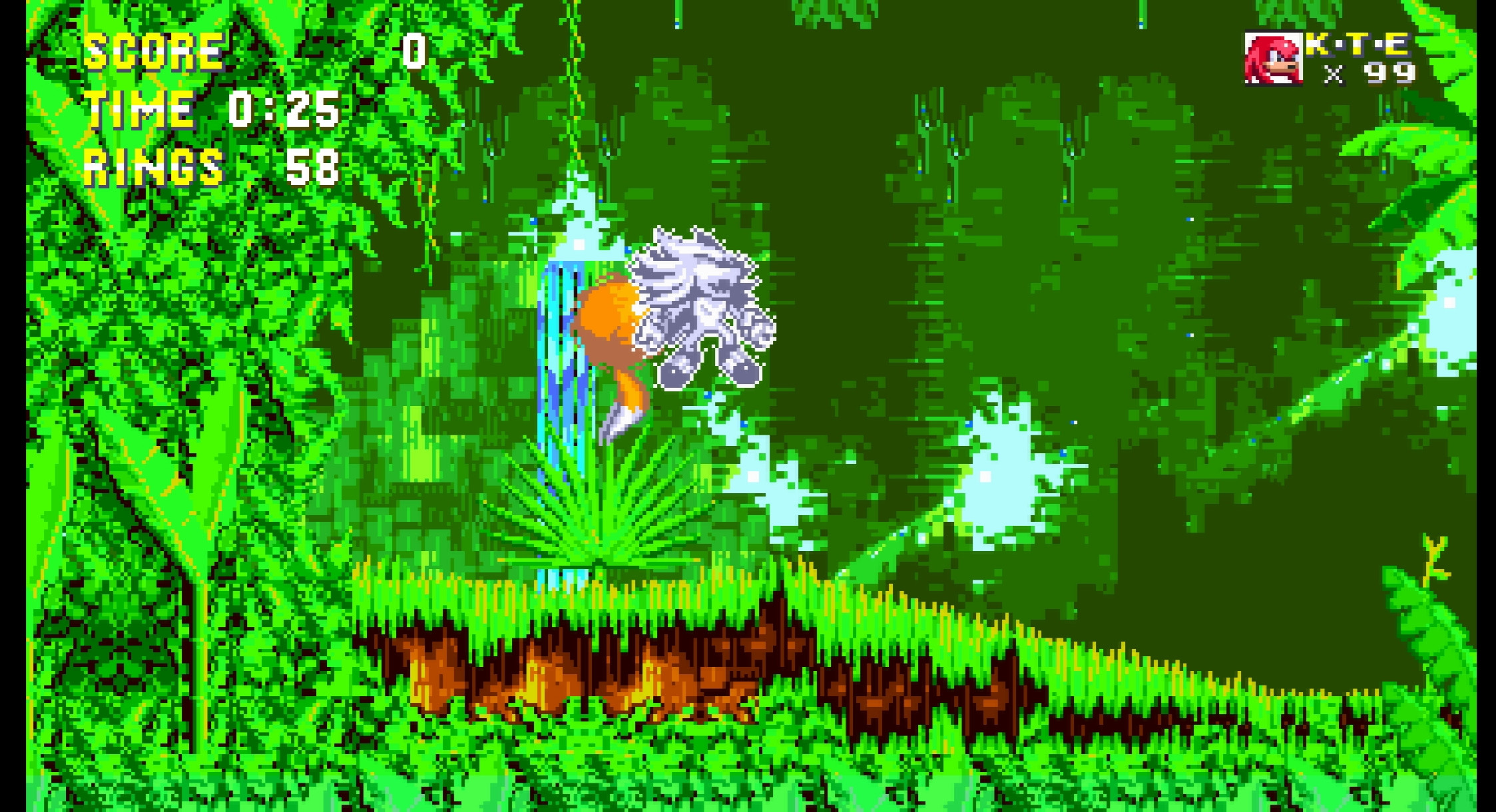 Ultray's Super Knuckles Sprites Work In Progress for Sonic 3 A.I.R ...