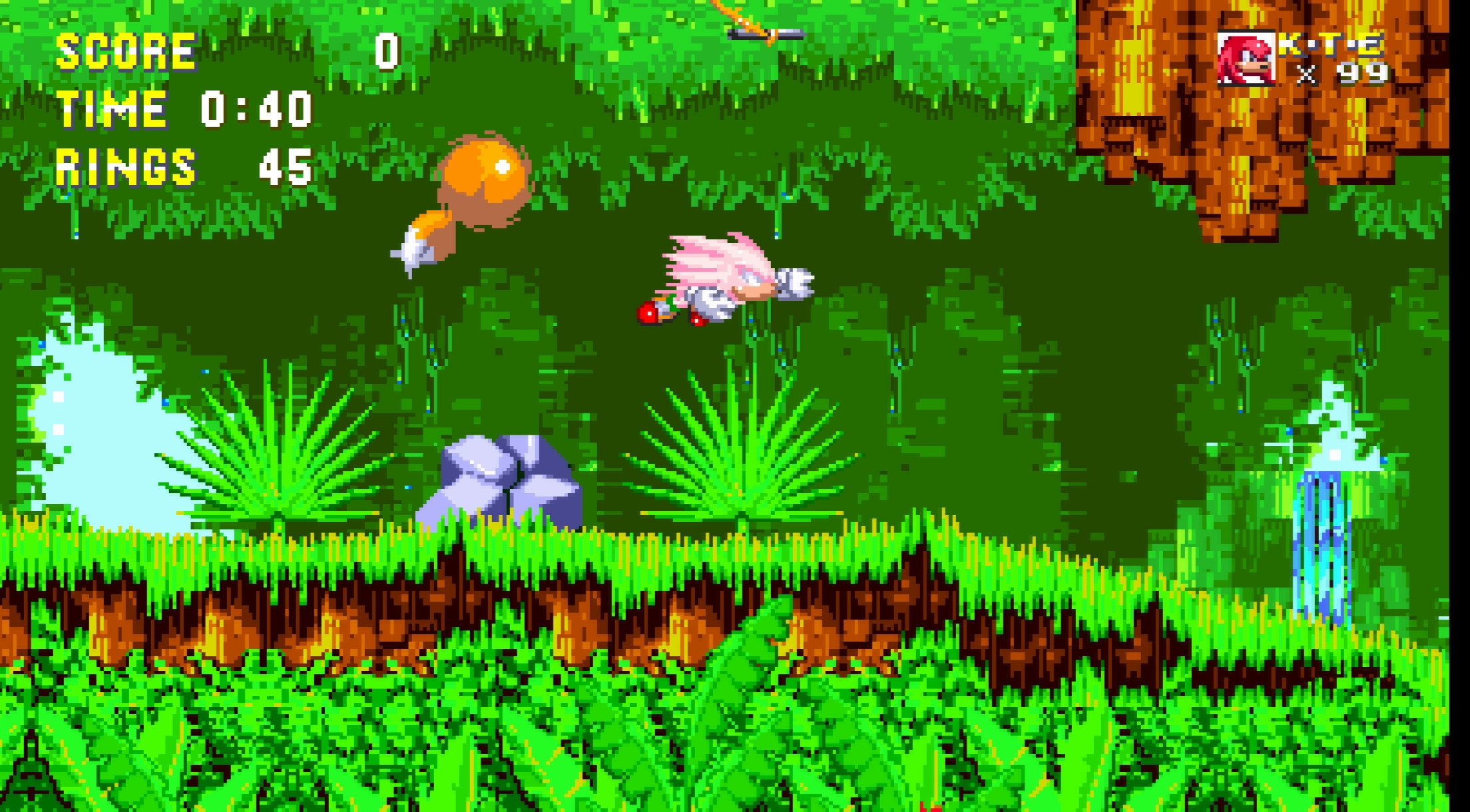 Ultray's Super Knuckles Sprites Work In Progress for Sonic 3 A.I.R ...