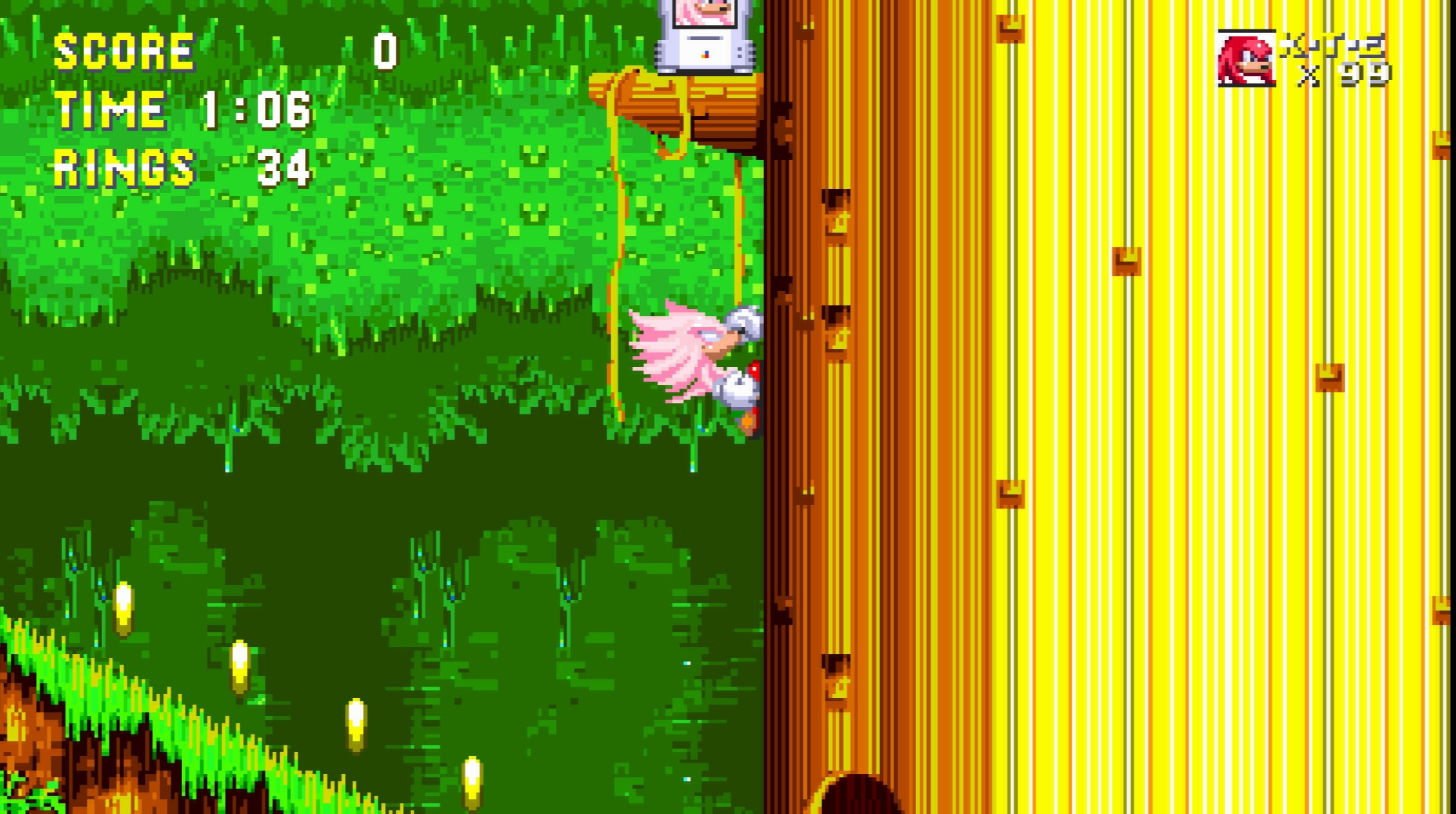 Ultray's Super Knuckles Sprites Work In Progress for Sonic 3 A.I.R ...