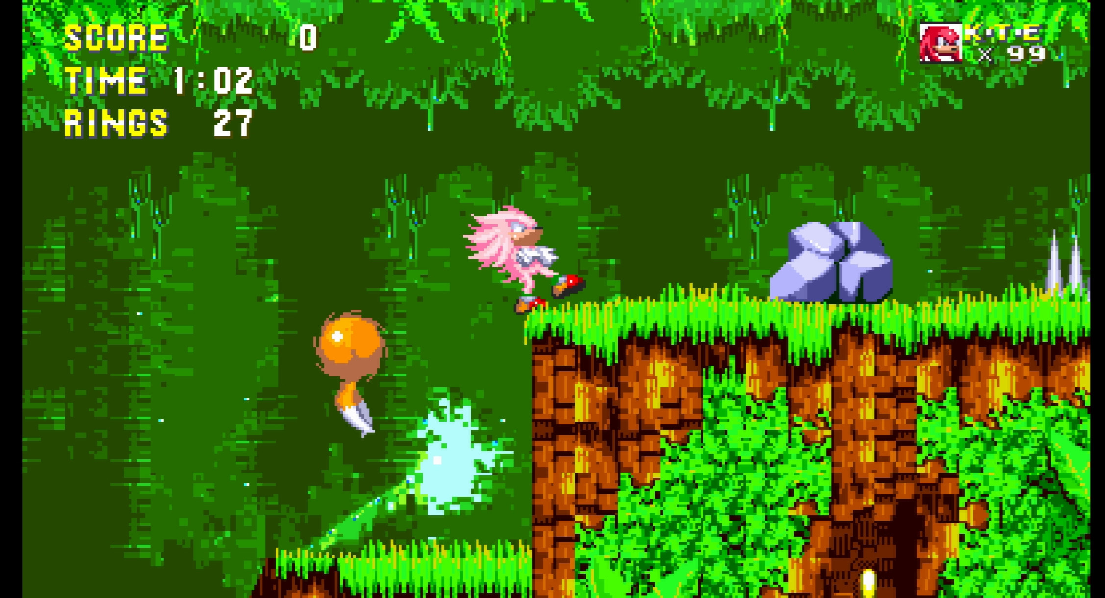 Ultray's Super Knuckles Sprites Work In Progress for Sonic 3 A.I.R ...