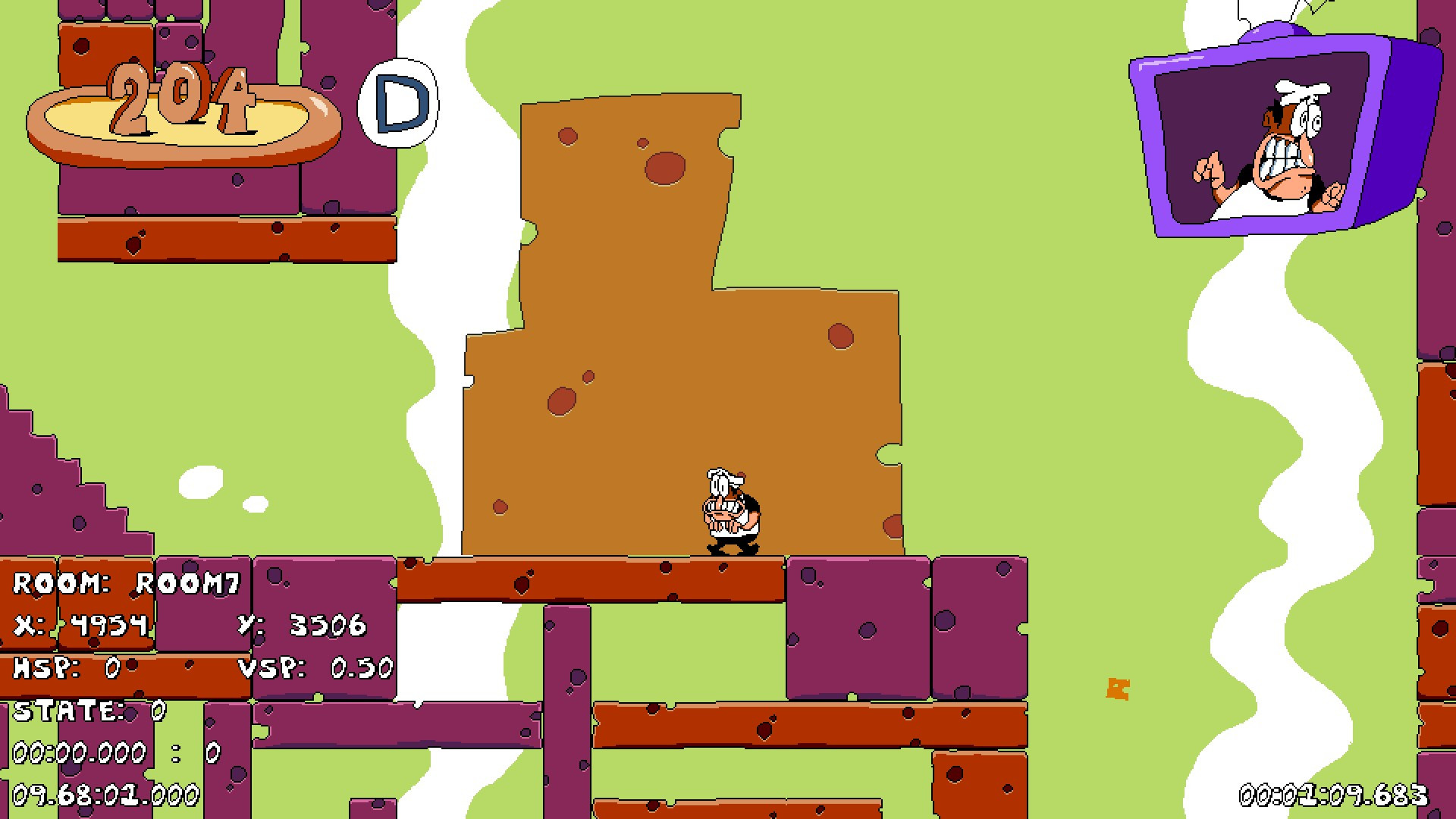 Ancient cheese rebuilt CYOP/AFOM Work In Progress for Pizza Tower | PT ...