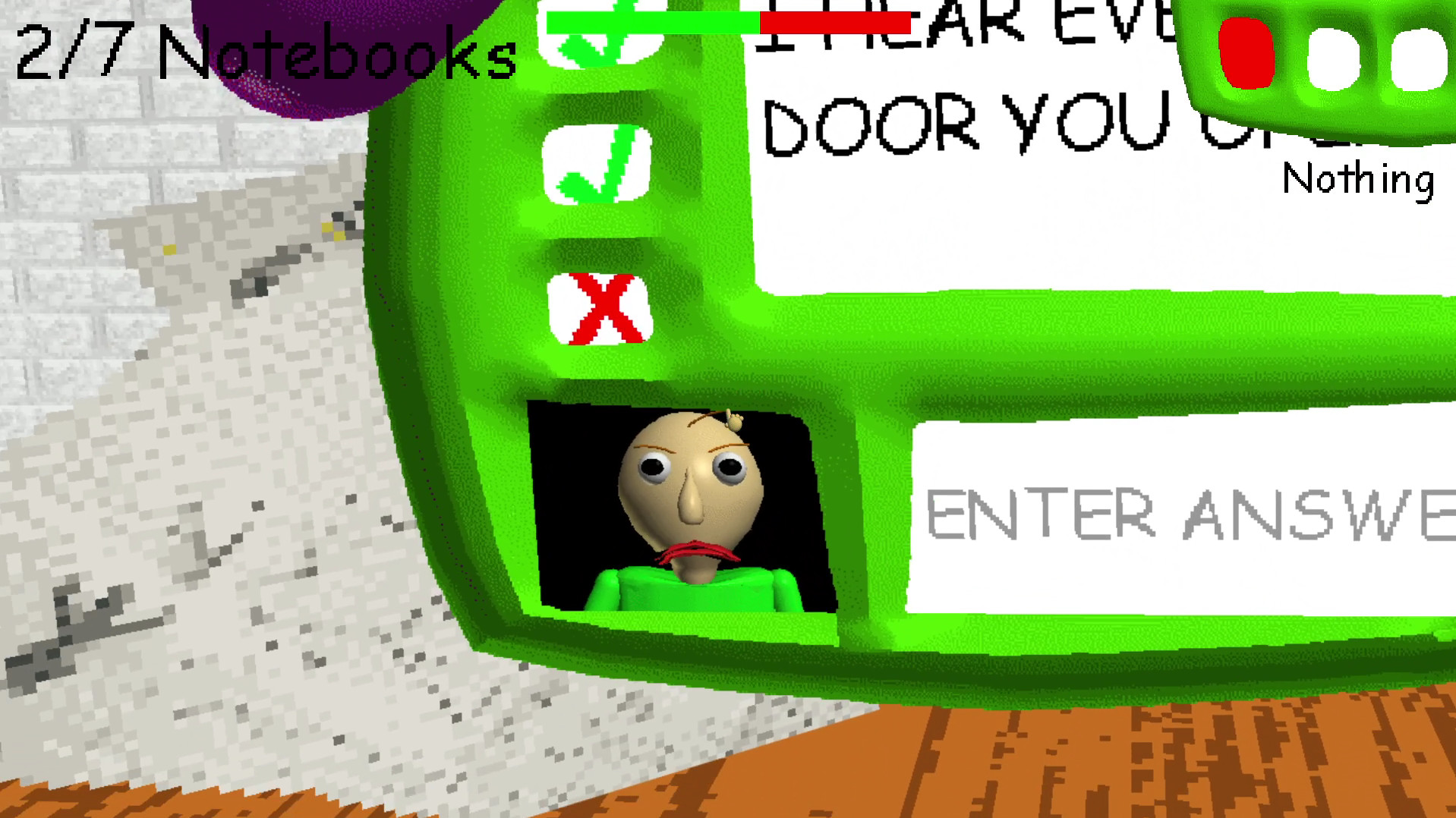 Baldi's Basics VR Work In Progress for Baldi's Basics | Baldi Works In ...