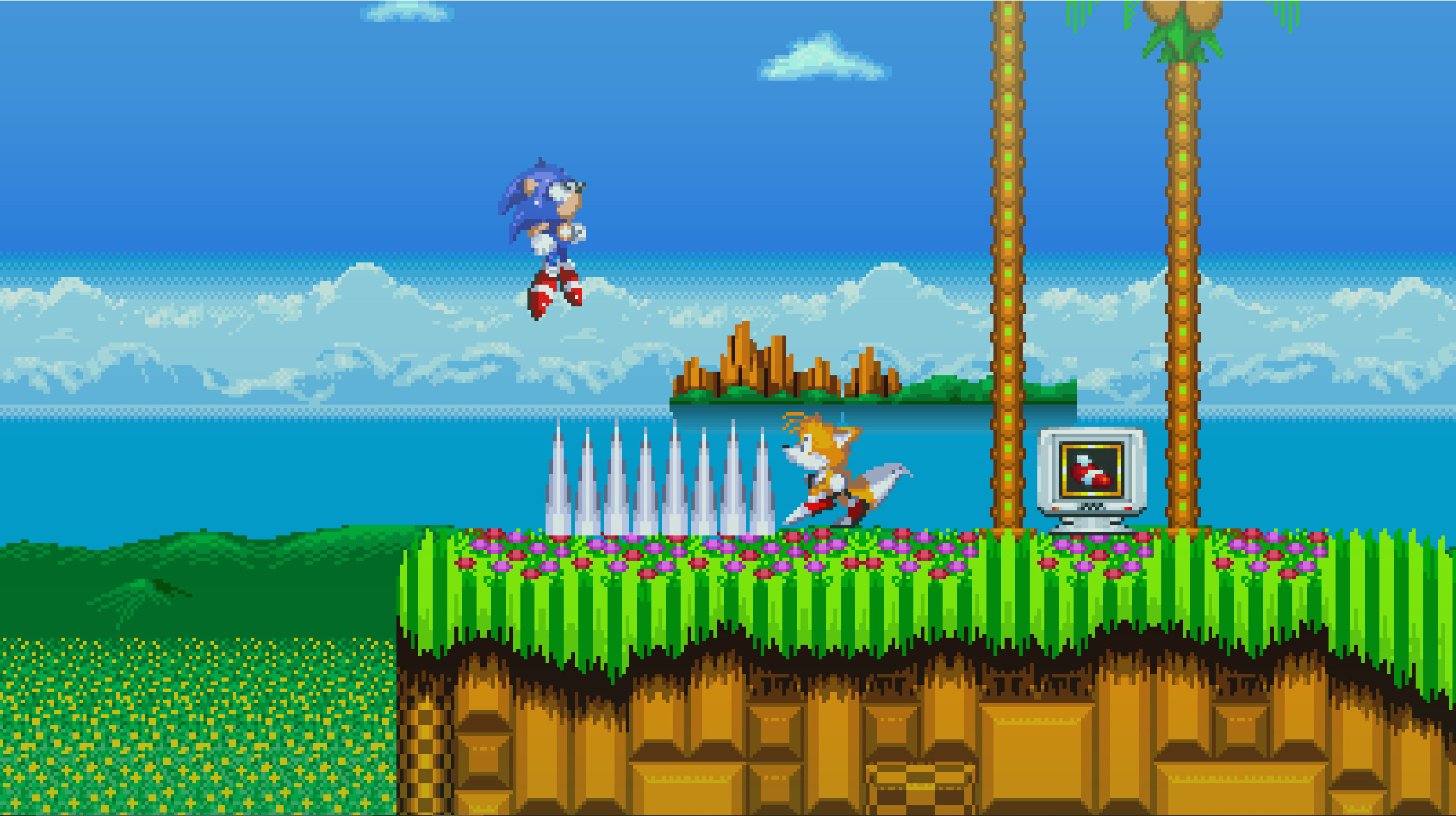 Emerald Hill Zone Work In Progress for Sonic 3 A.I.R. | S3AIR Works In Progress