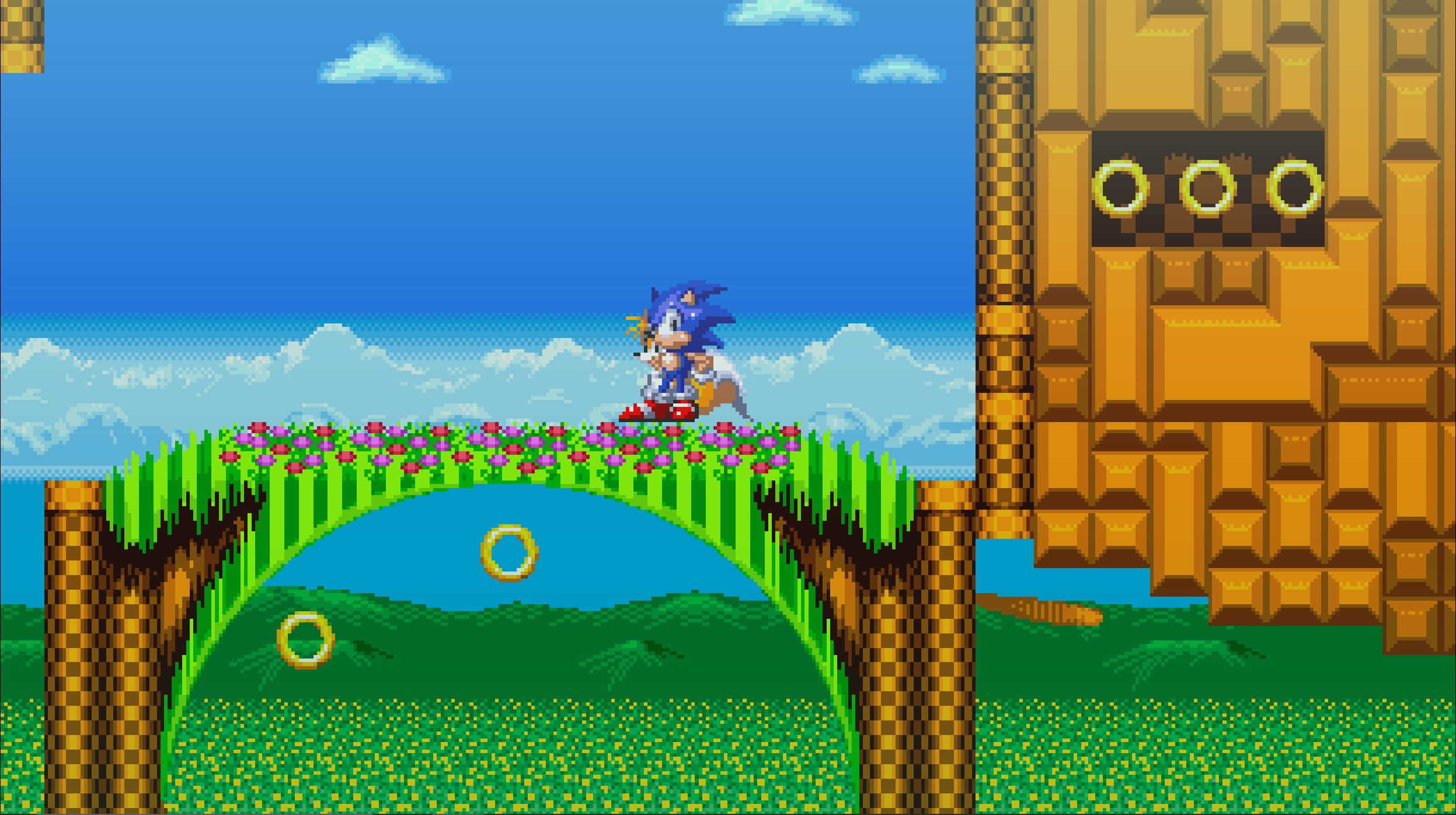 Emerald Hill Zone Work In Progress for Sonic 3 A.I.R. | S3AIR Works In Progress