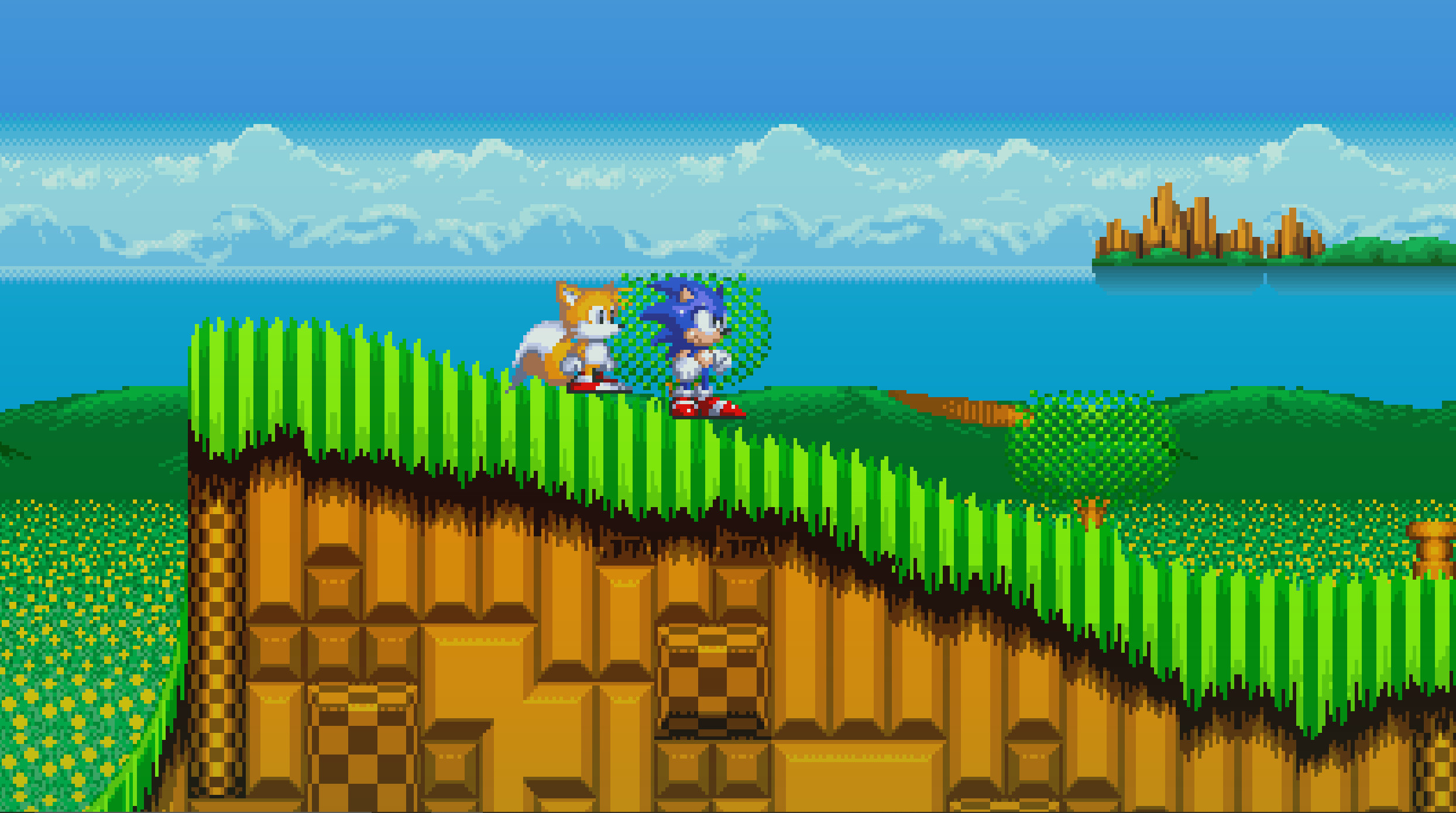 Emerald Hill Zone Work In Progress for Sonic 3 A.I.R. | S3AIR Works In Progress