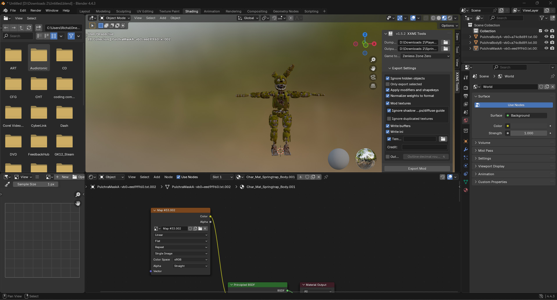 Springtrap for ZZZ Work In Progress for Zenless Zone Zero | ZZZ Works In Progress