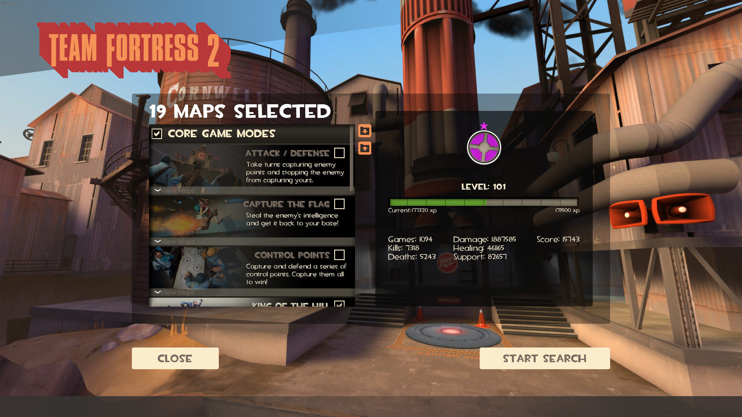 Pre-Fortress 2 Main Menu Work In Progress for Team Fortress 2 | TF2 Works In Progress