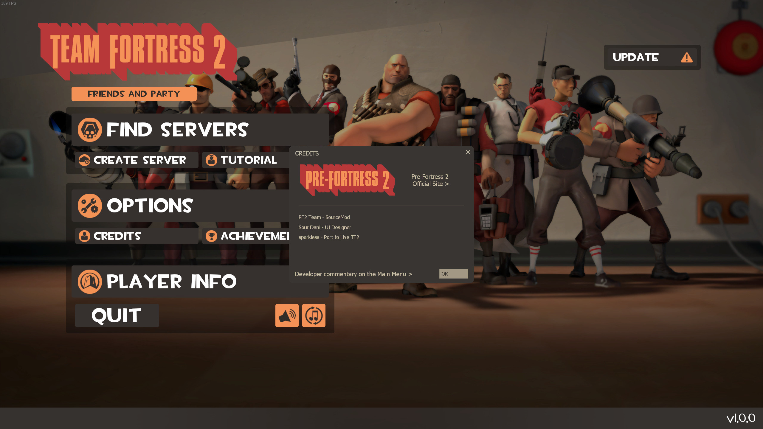 Pre-Fortress 2 Main Menu Work In Progress for Team Fortress 2 | TF2 ...