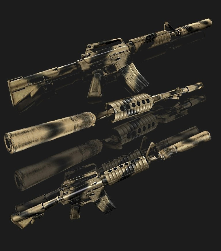 Tactical Desert M4 Work In Progress for Half-Life: Opposing Force | HL ...