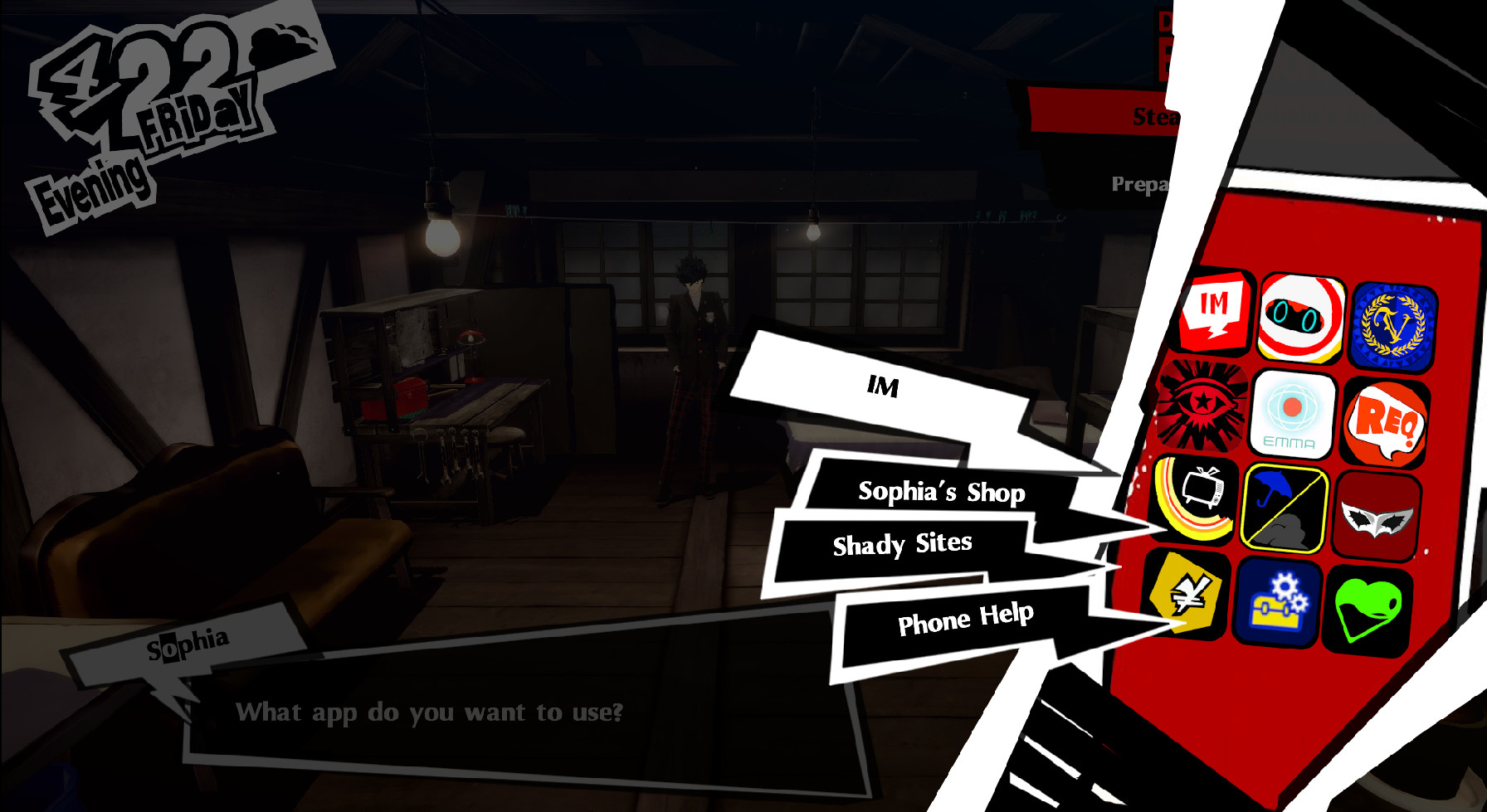 P5R Scramble Phone Work In Progress for Persona 5 Royal (PC) | P5R (PC ...