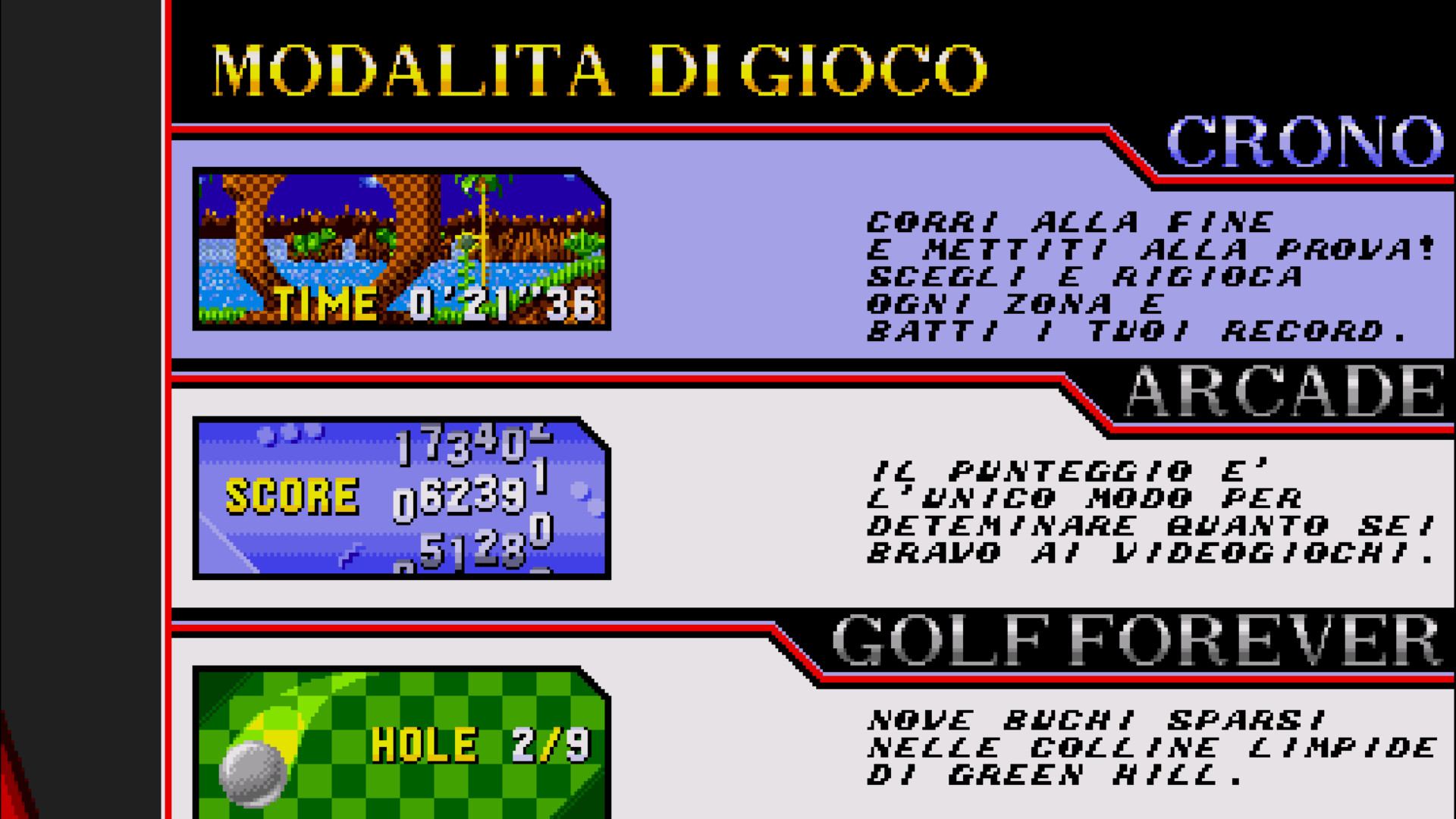 Italian Forever Restored Work In Progress for Sonic the Hedgehog ...