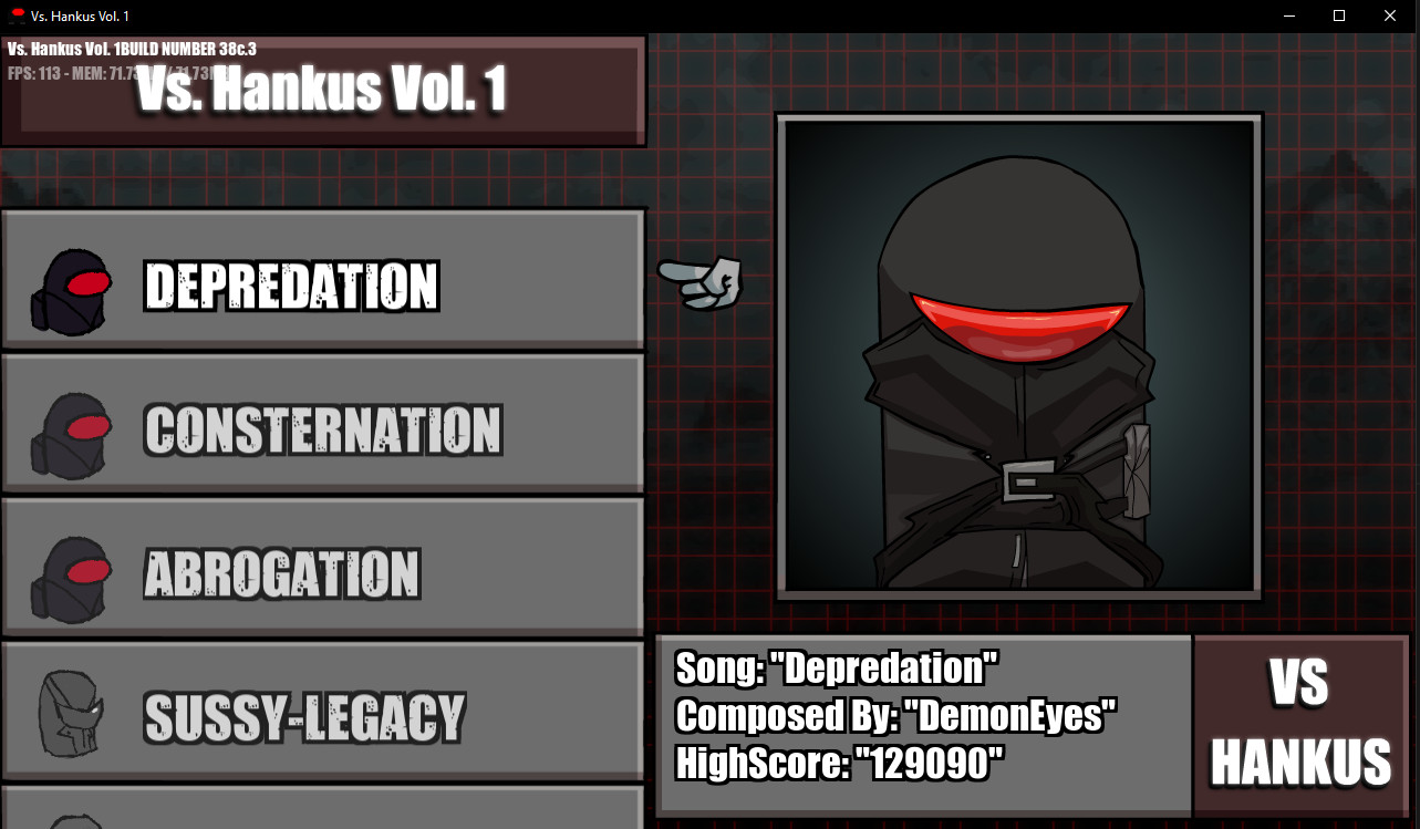 Vs. Hankus - MADNESS THOUGHTS Work In Progress for Friday Night Funkin ...