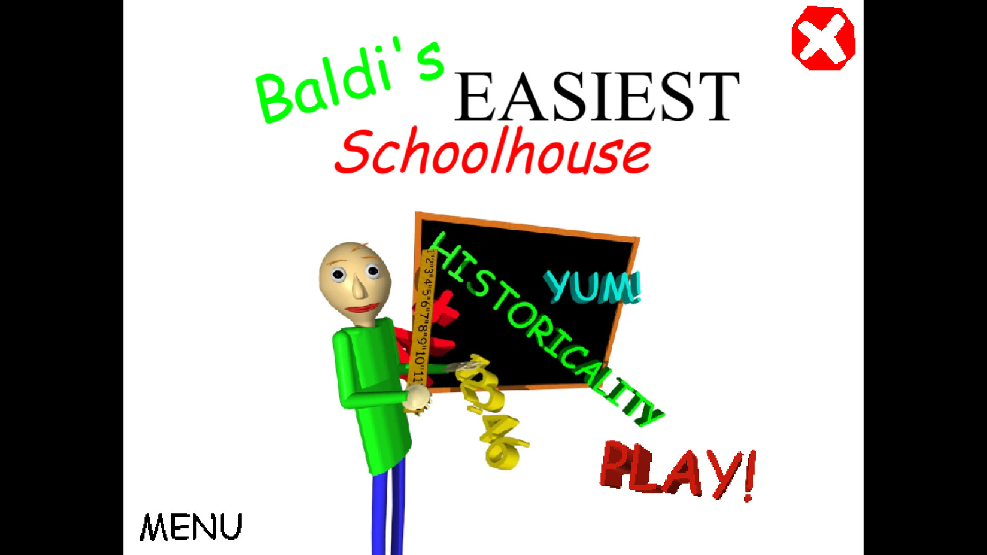 Baldi's Easiest Schoolhouse Work In Progress for Baldi's Basics | Baldi ...