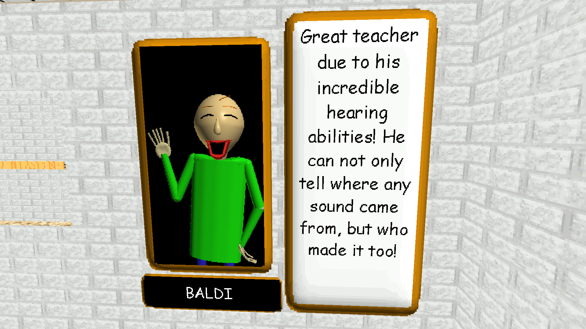 THE BALDI'S BASICS HD PROJECT Work In Progress for Baldi's Basics ...