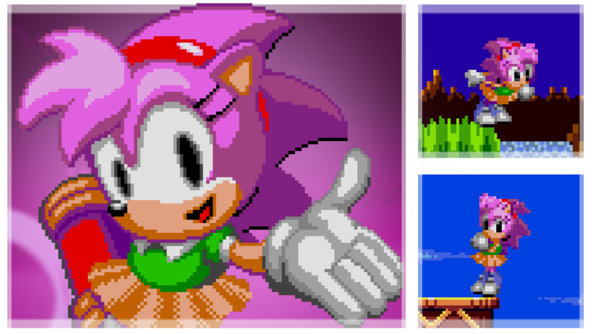 Accurate Amy (CD update) Work In Progress for Sonic Origins | SO Works ...