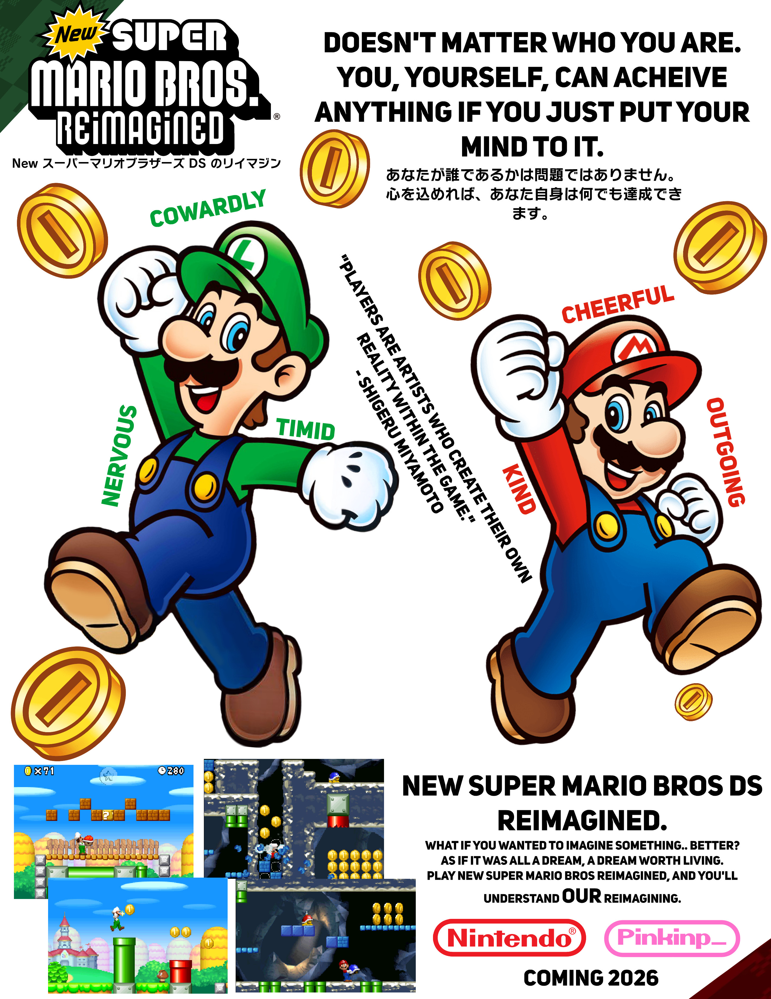 New Super Mario Bros DS Reimagined Work In Progress for New Super Mario ...