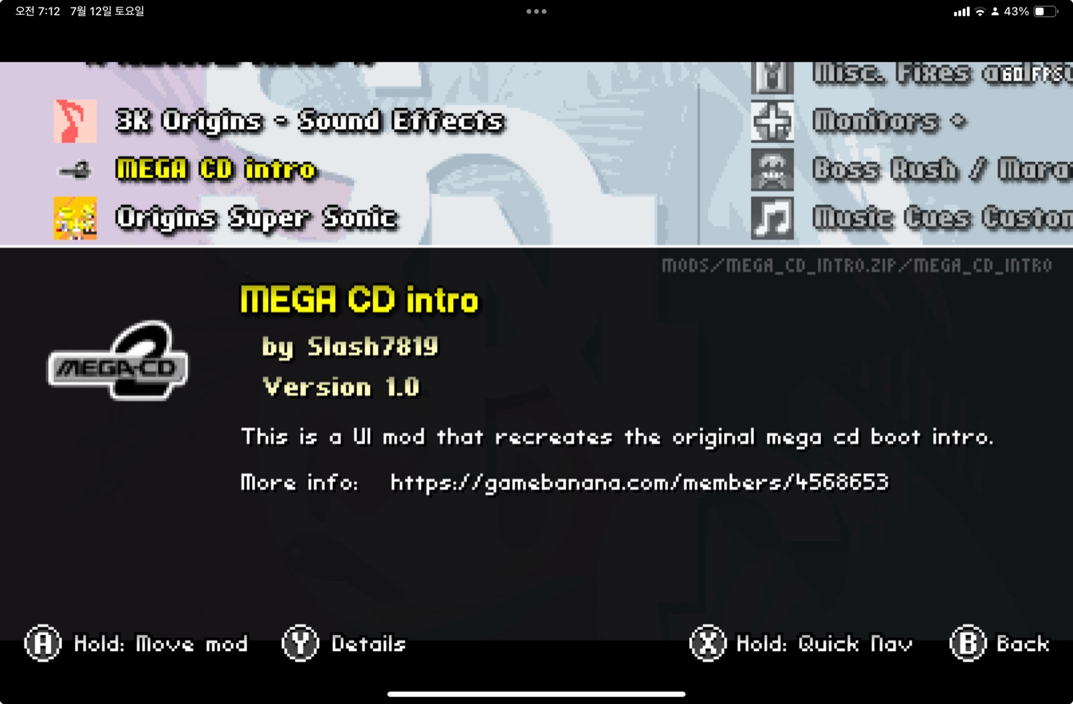 [WIP] MEGA CD 2 Intro Recreation Work In Progress for Sonic 3 A.I.R ...